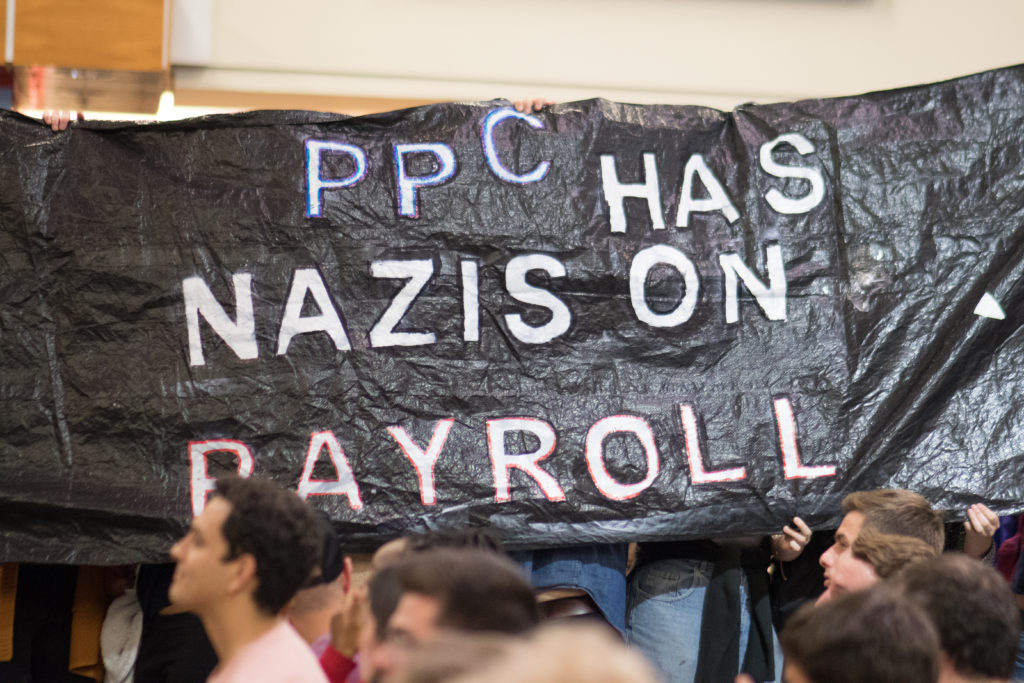 ‘Shame on Carleton!’ GSA members protest PPC candidate at Ottawa-Centre ...